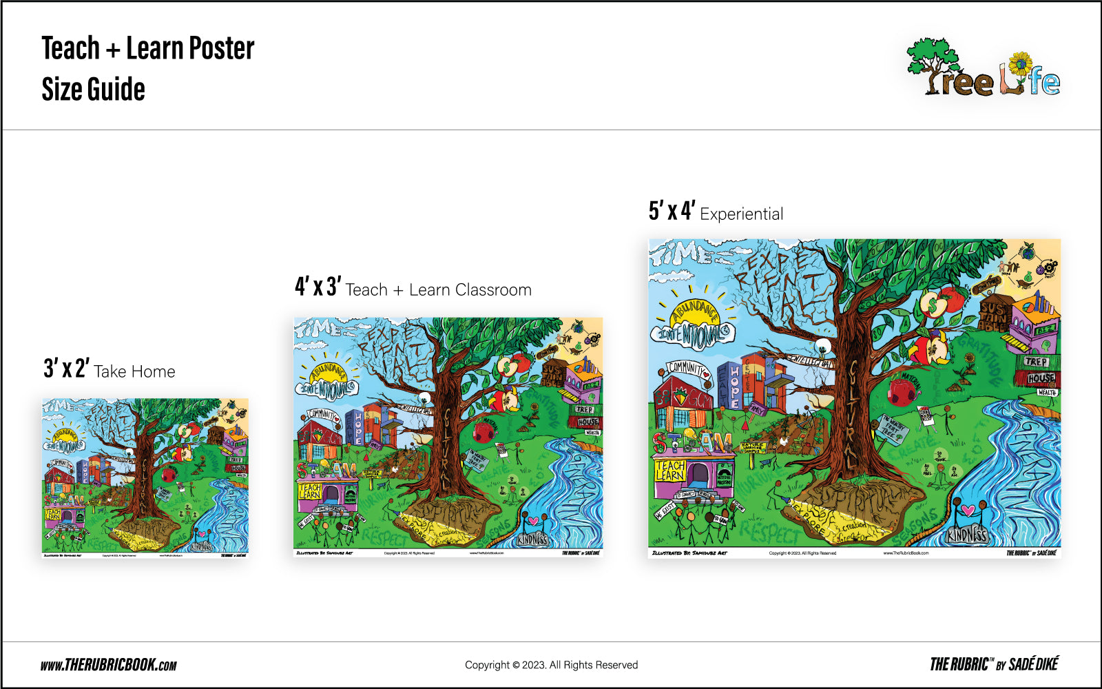 Teach + Learn Poster - Classroom (4'x3') – The Rubric Inc.
